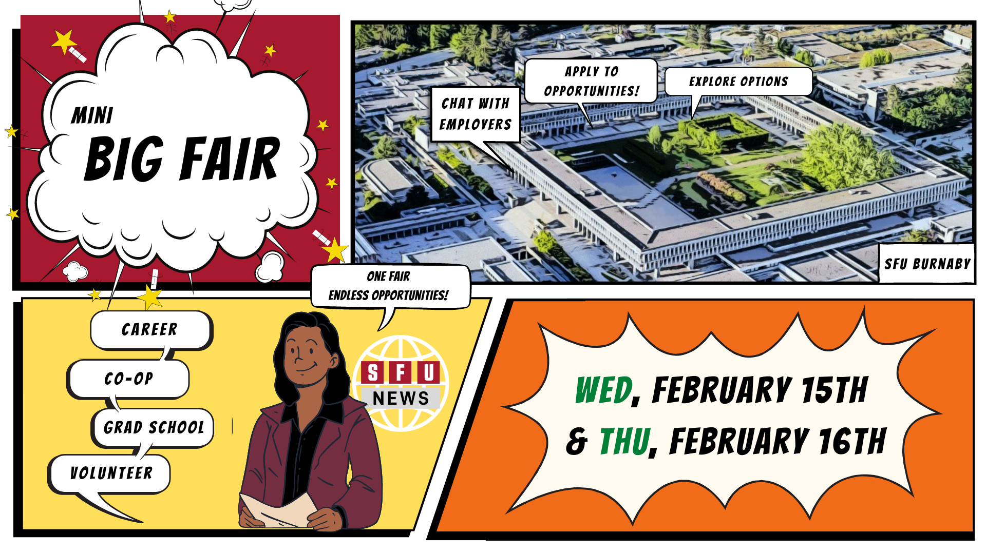 SFU Mini Big Fair - Northeastern University Vancouver | Northeastern ...